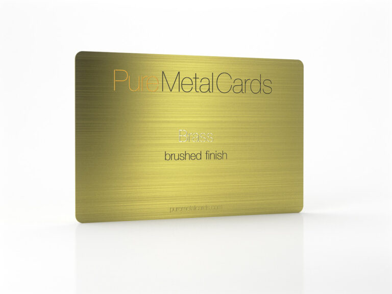 Why Brass is the Perfect Choice for Your Metal Business Cards