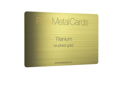 Titanium Business Cards - PURE METAL CARDS
