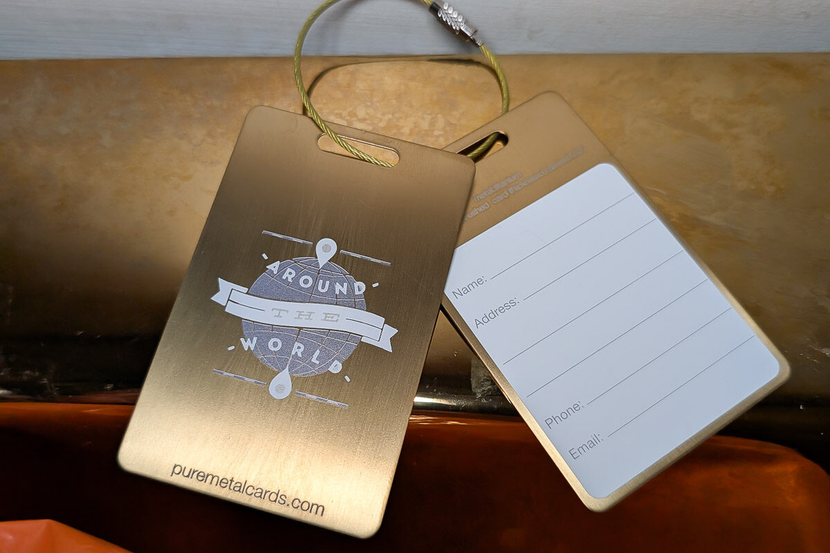 Metal Luggage Tags