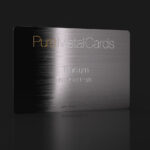 Pure Metal Cards - Brushed Titanium Cards