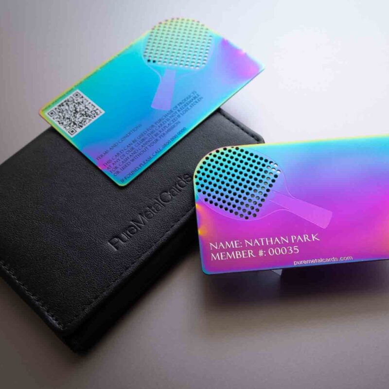 Iridescent Steel Cards