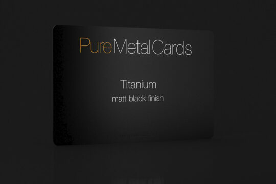 Titanium Business Cards - PURE METAL CARDS