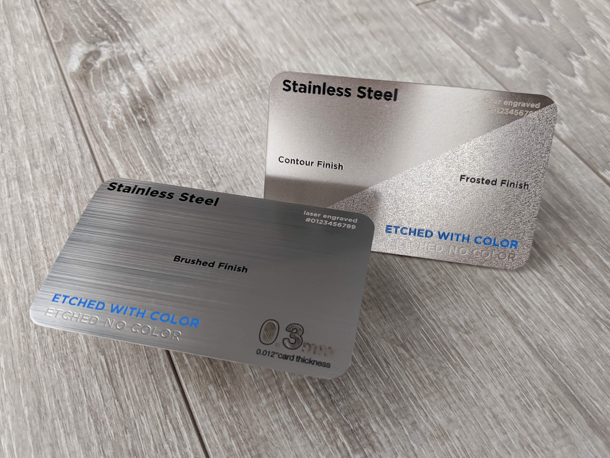 Request Our Metal Sample Cards - Pure Metal Cards