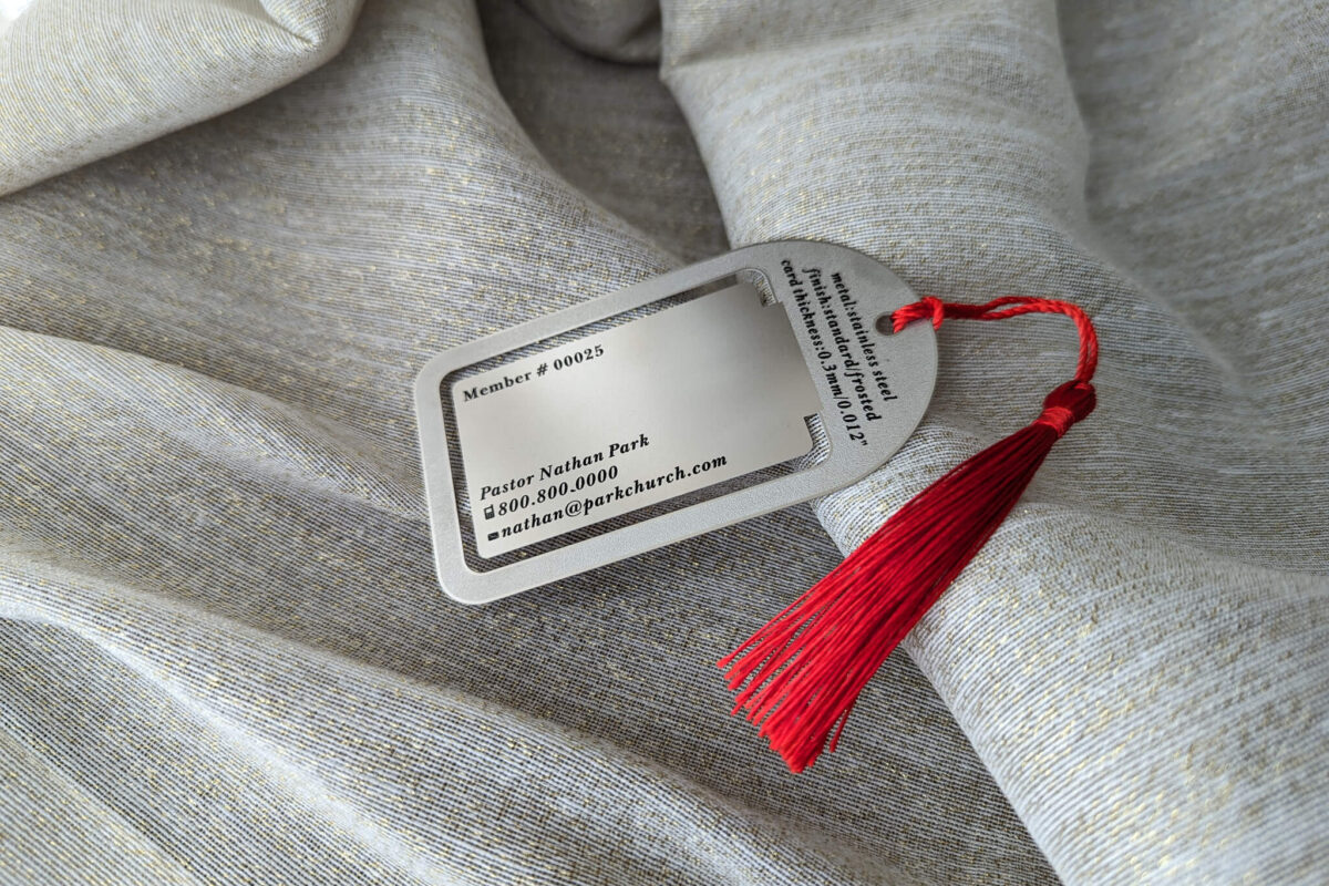 Hang Tags - Pure Metal Cards