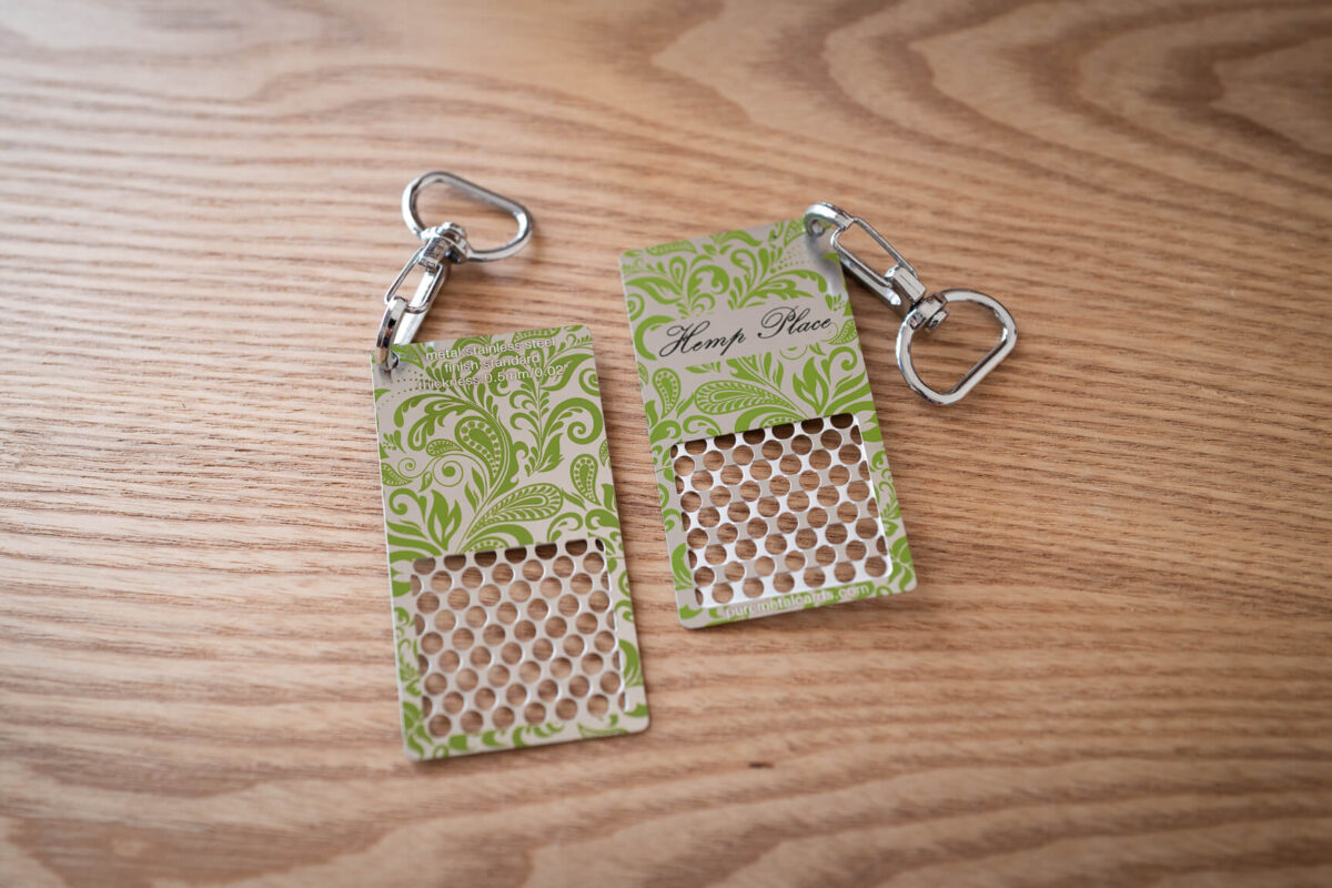 Brushed Stainless Steel Grinder Cards - Pure Metal Cards