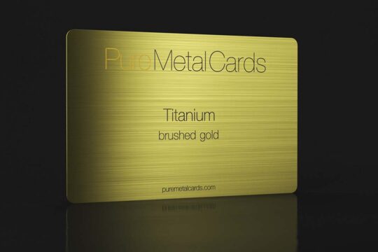 Titanium Business Cards - PURE METAL CARDS